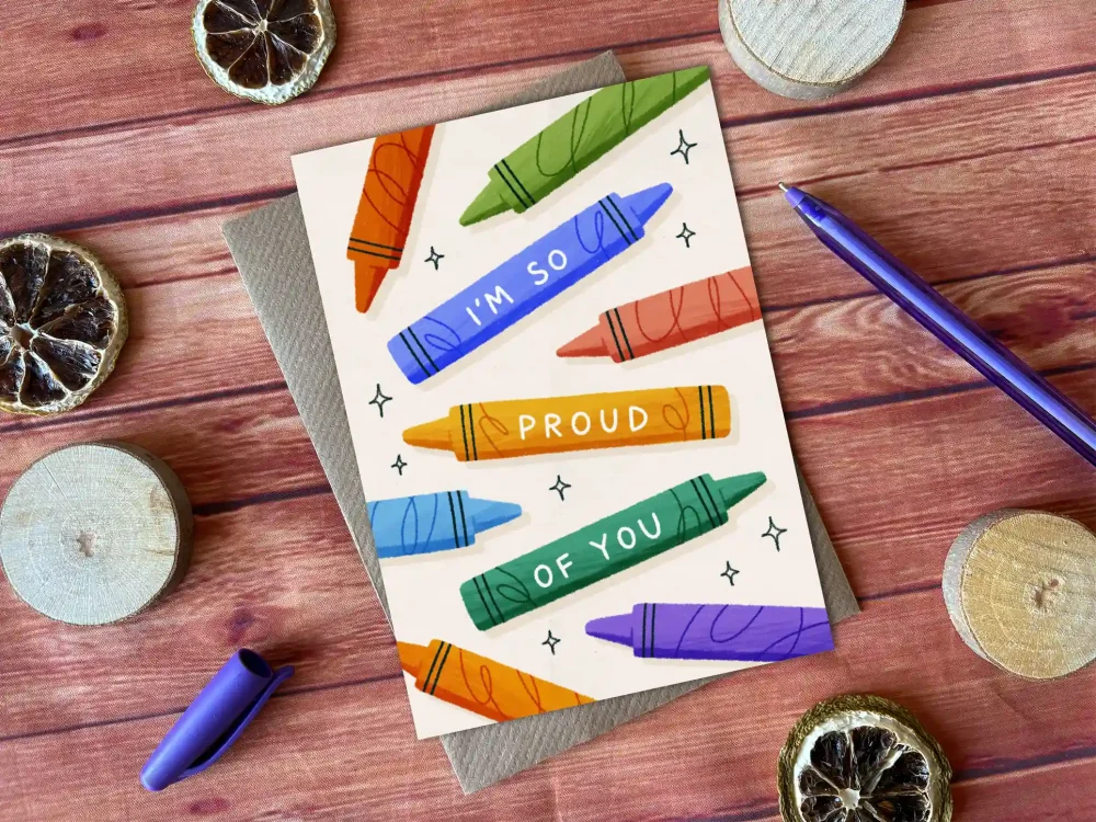 Proud of You Card | Clare Lewis Illustration