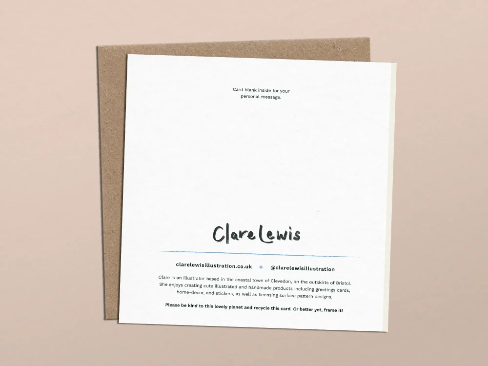 Quite the Catch Card | Clare Lewis Illustration